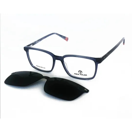 Anteojo Max Polar Clip On Magic 252 azul 4