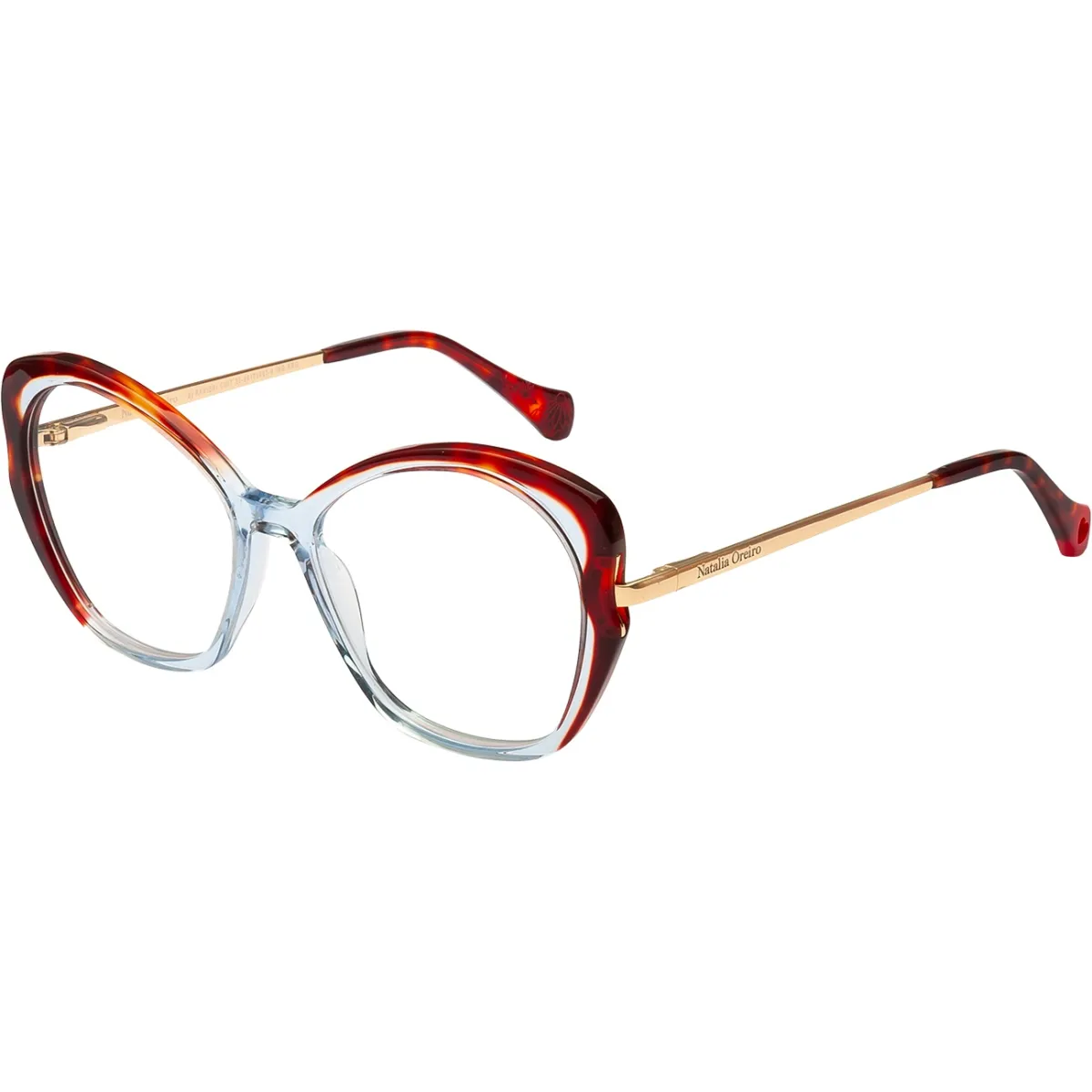 Anteojos y Armazones Natalia Oreiro 1101 1 marron celeste